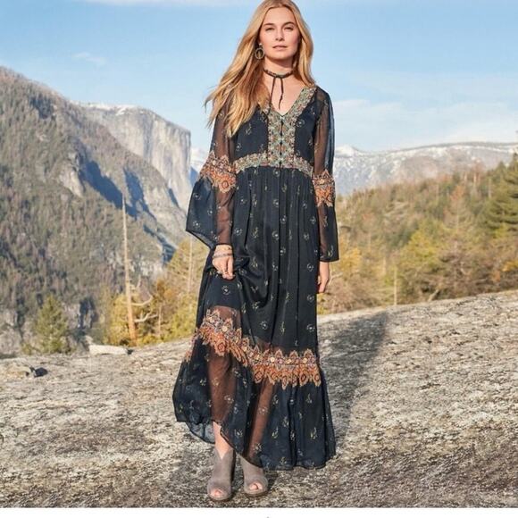 Sundance | Dresses | New Sundance Size 2 Women La Boheme Pullover Maxi ...
